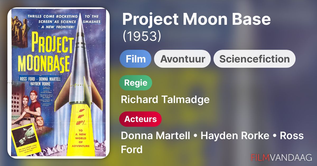 Project Moon Base (film, 1953) - FilmVandaag.nl