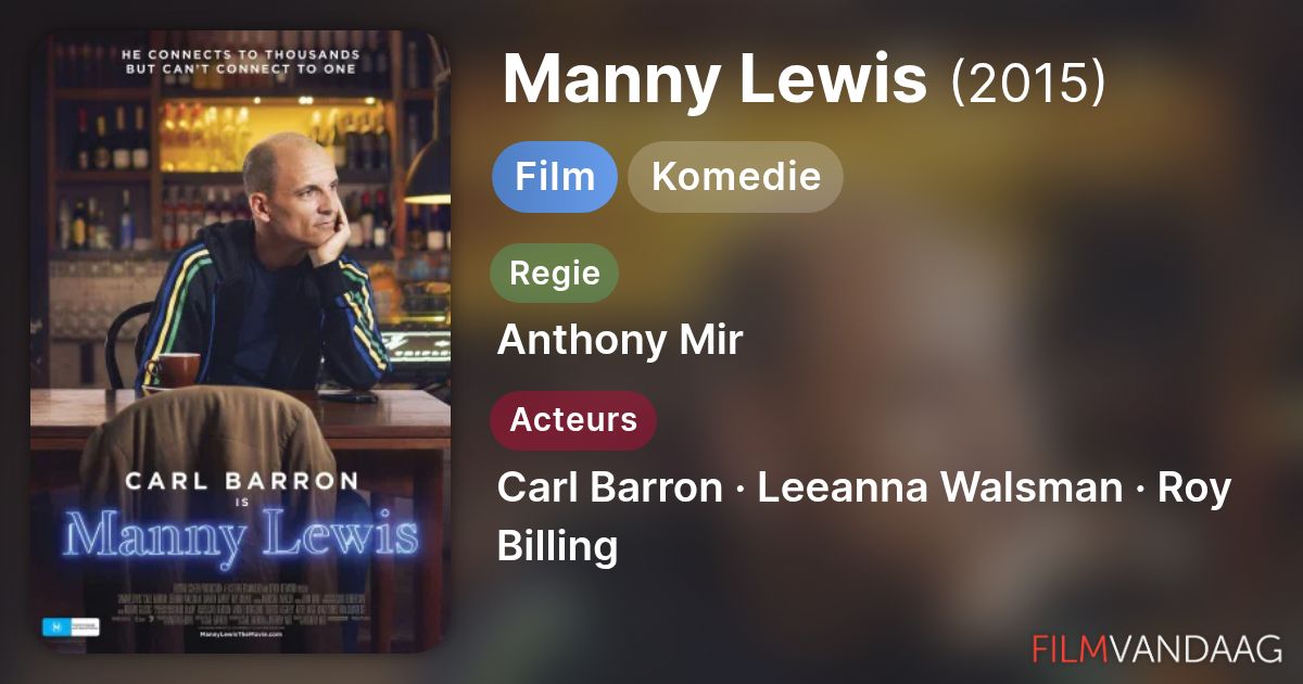 Manny Lewis (film, 2015) - FilmVandaag.nl
