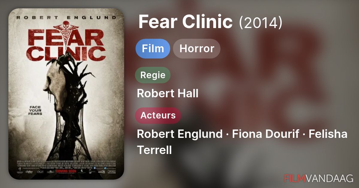 Fear Clinic (film, 2014) - FilmVandaag.nl