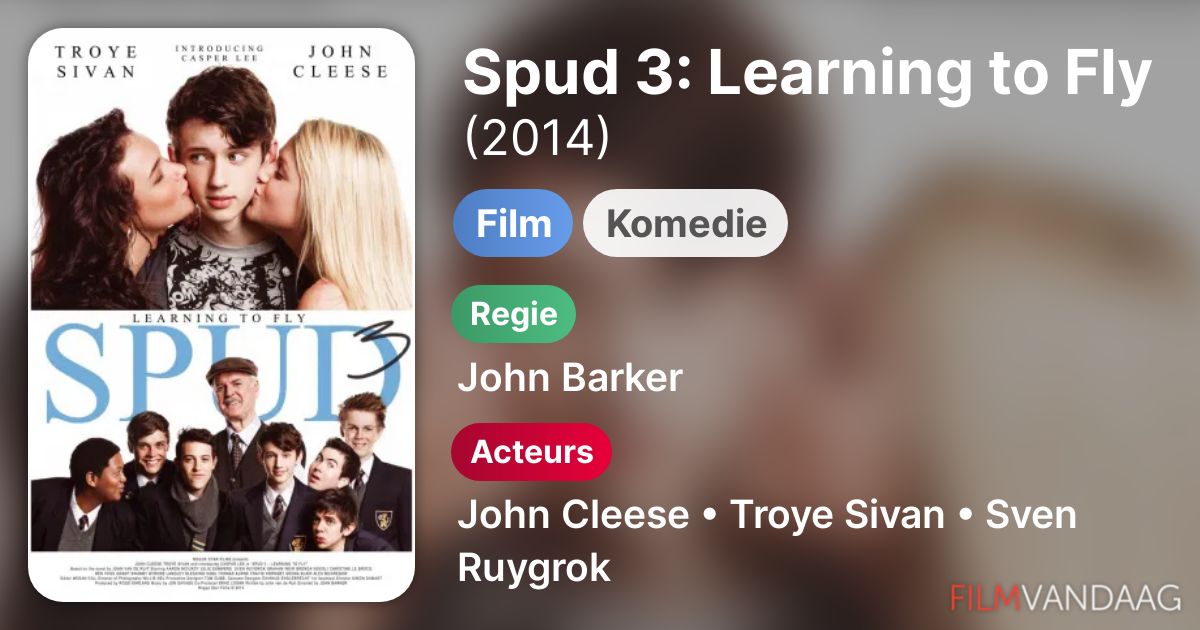 Spud 3: Learning to Fly (film, 2014) - FilmVandaag.nl