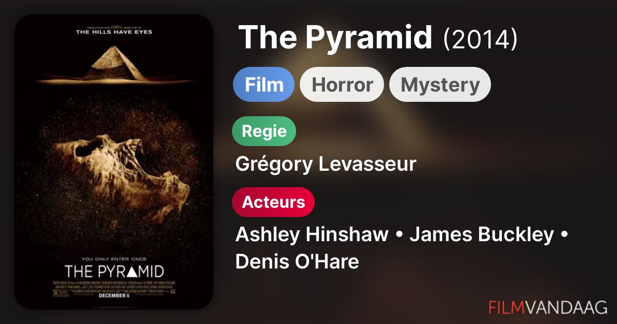 The Pyramid (film, 2014) - FilmVandaag.nl
