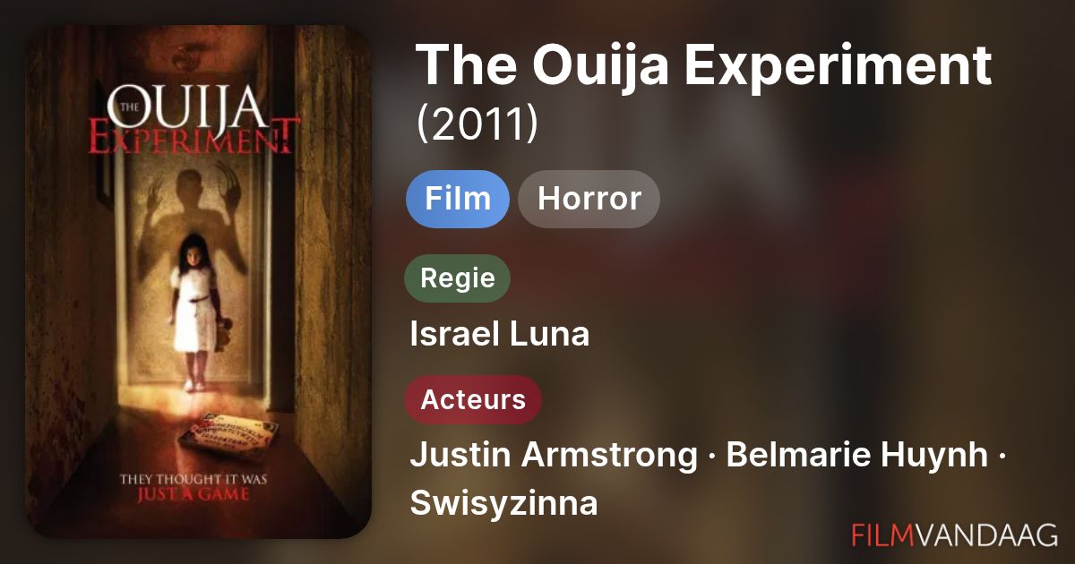 The Ouija Experiment (film, 2011) - FilmVandaag.nl