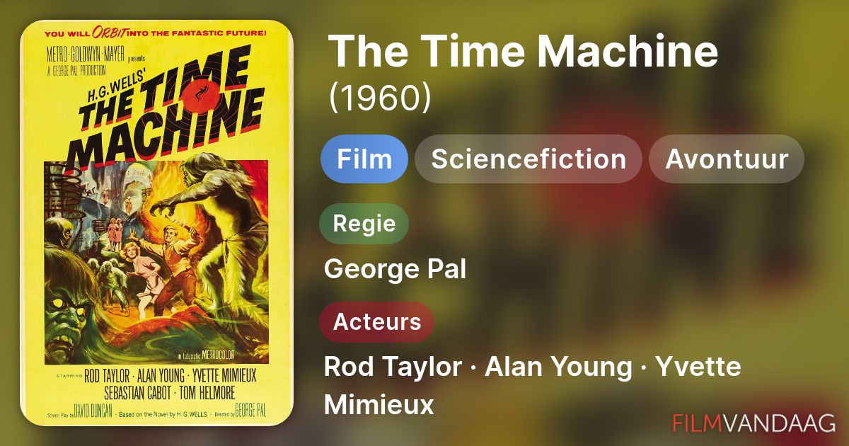 The Time Machine (film, 1960) - FilmVandaag.nl