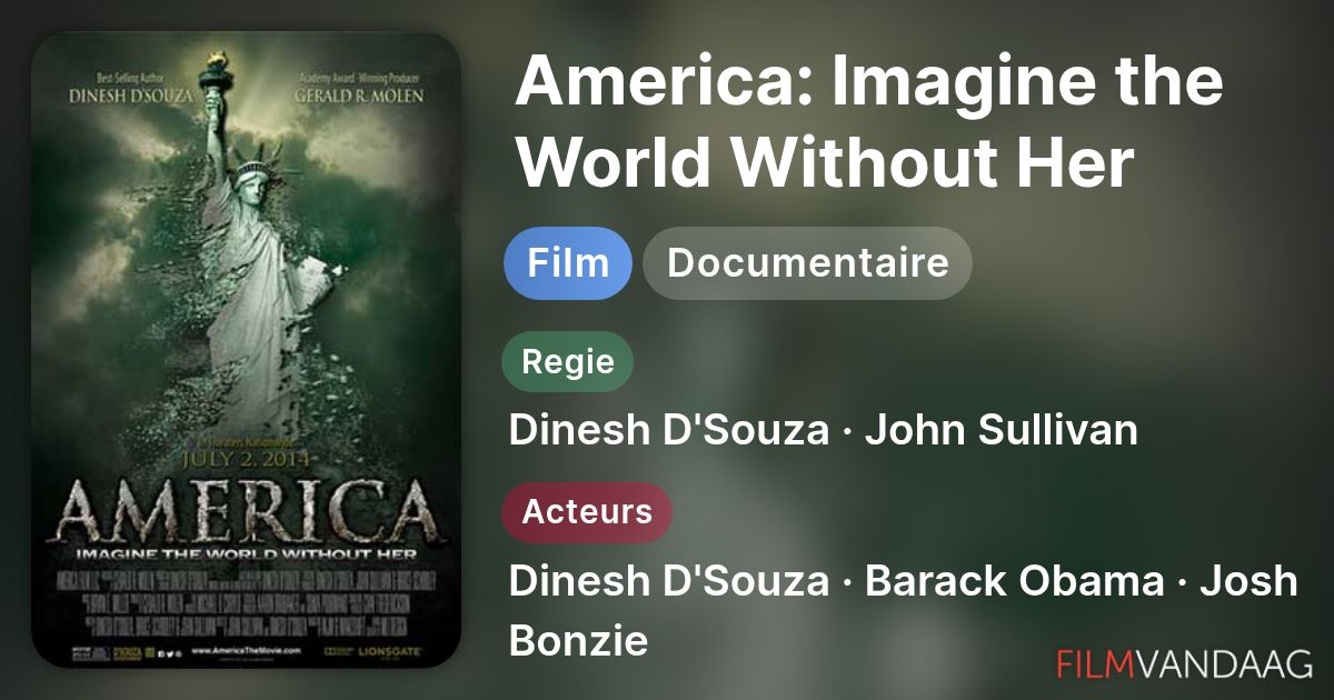 America: Imagine the World Without Her (film, 2014) - FilmVandaag.nl