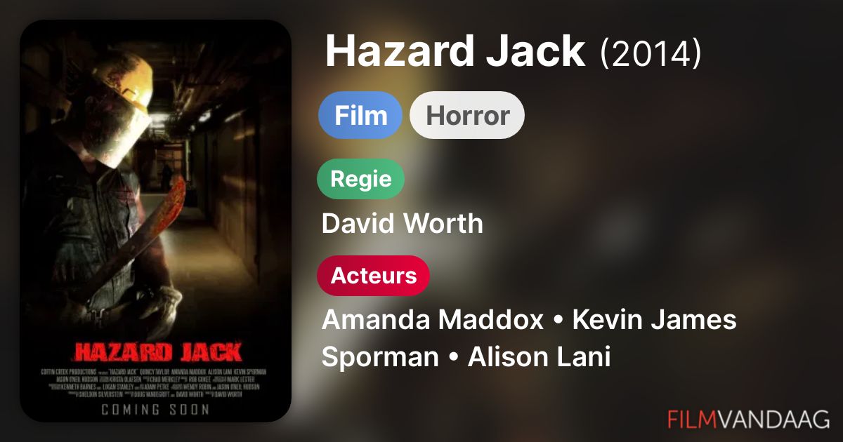 Hazard Jack (film, 2014) - FilmVandaag.nl