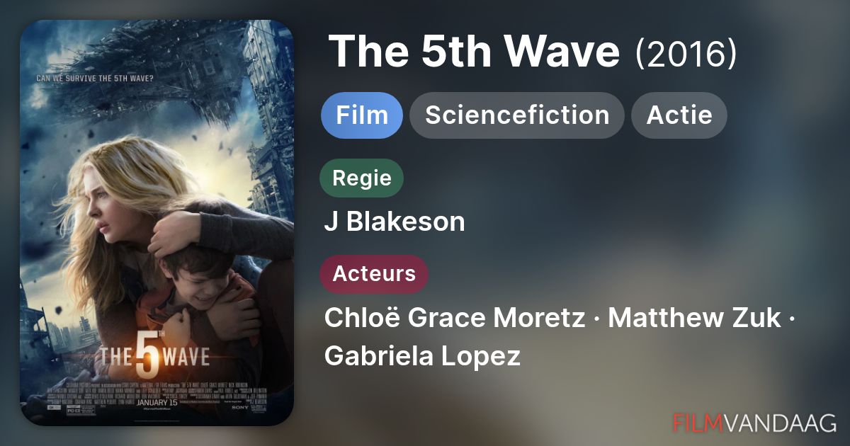 The 5th Wave (film, 2016) - FilmVandaag.nl