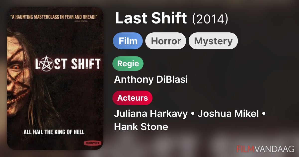 Last Shift (film, 2014) - FilmVandaag.nl