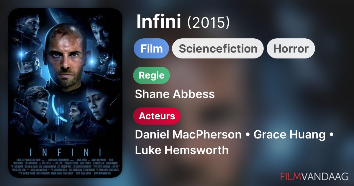 Infini (film, 2015) - FilmVandaag.nl