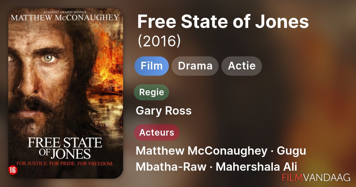 Free State of Jones (film, 2016) - FilmVandaag.nl