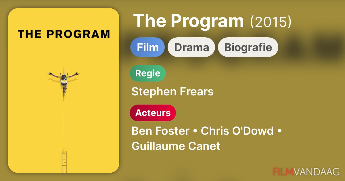 The Program (film, 2015) - FilmVandaag.nl