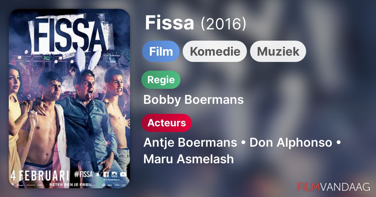 Fissa (film, 2016) - FilmVandaag.nl