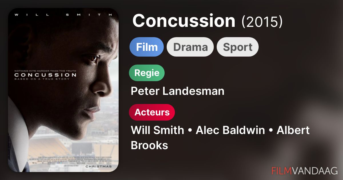 Concussion (film, 2015) - FilmVandaag.nl