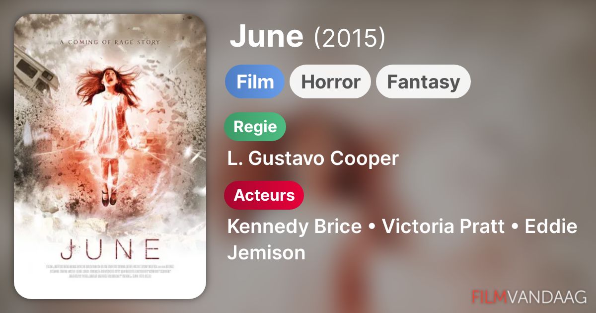 June (film, 2015) - FilmVandaag.nl