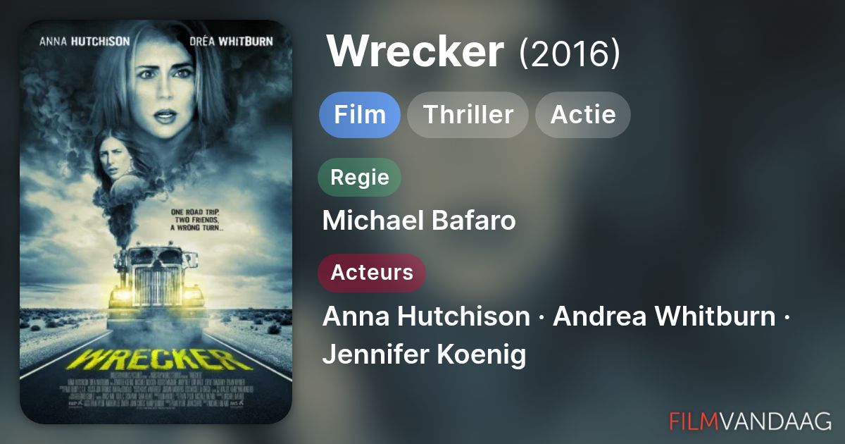 Wrecker (film, 2016) - FilmVandaag.nl