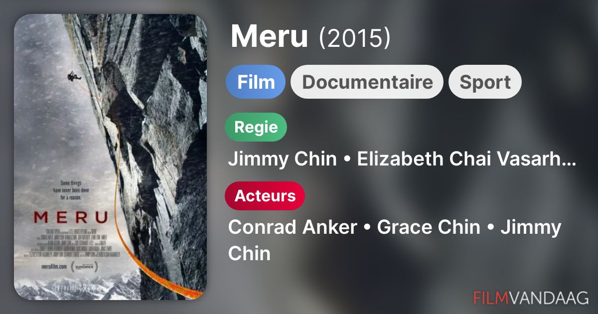 Meru (film, 2015) - FilmVandaag.nl