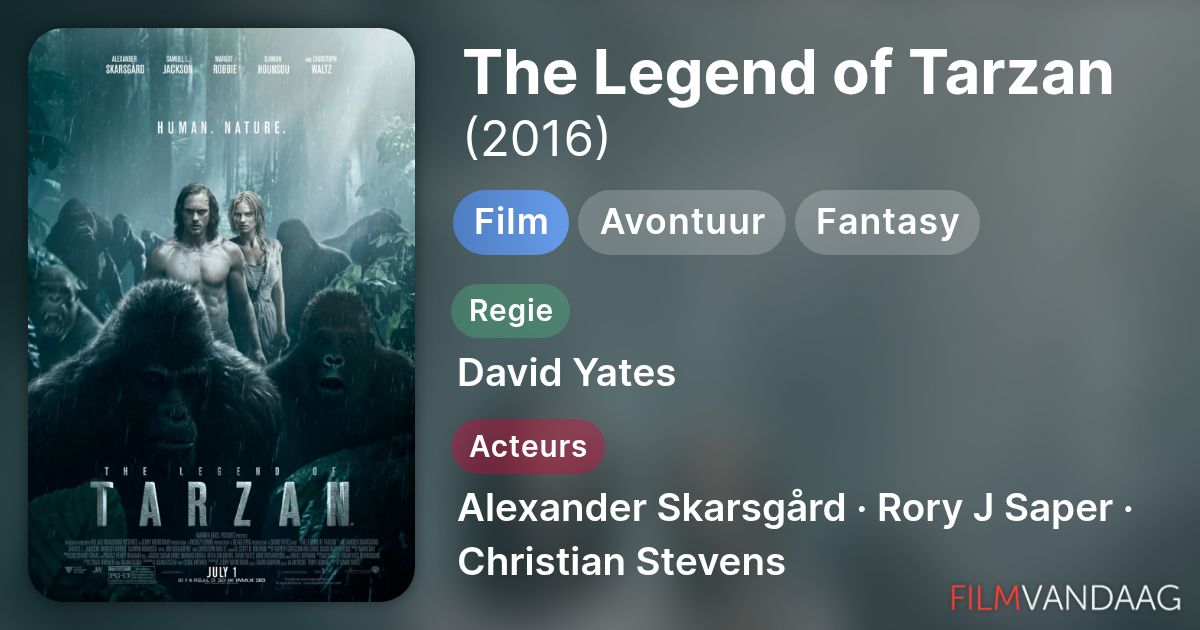 The Legend of Tarzan (film, 2016) - FilmVandaag.nl