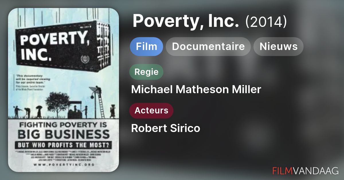 Poverty, Inc. (film, 2014) - FilmVandaag.nl