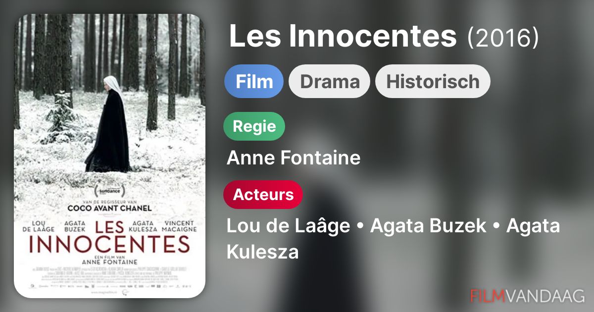 Les Innocentes (film, 2016) - FilmVandaag.nl