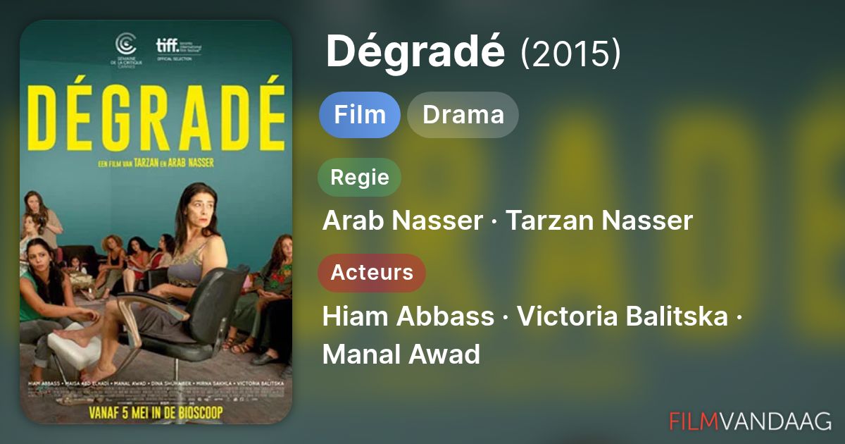 Dégradé (film, 2015) - FilmVandaag.nl