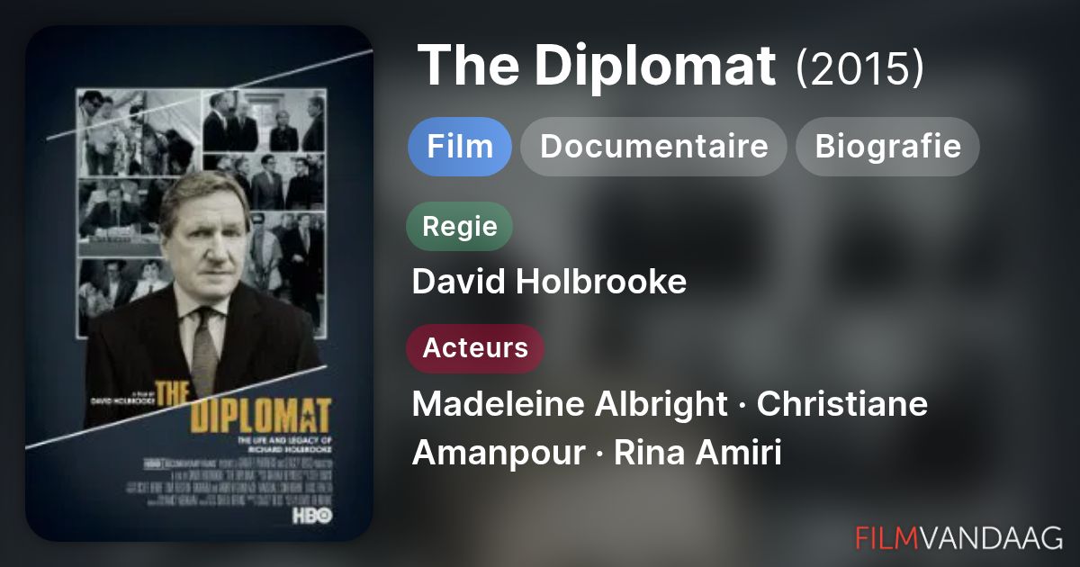 The Diplomat (film, 2015) - FilmVandaag.nl