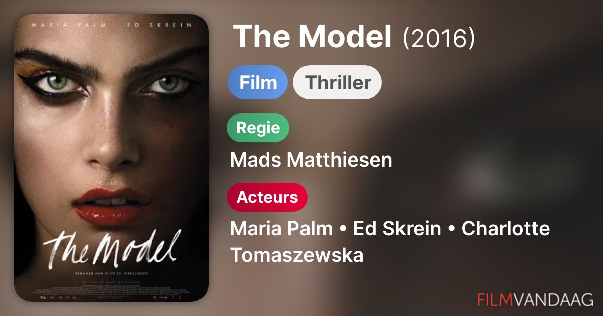 The Model (film, 2015) - FilmVandaag.nl