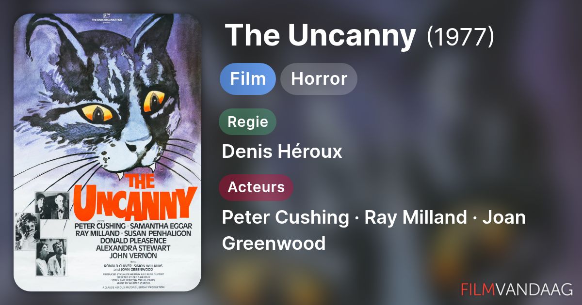 The Uncanny (film, 1977) - FilmVandaag.nl