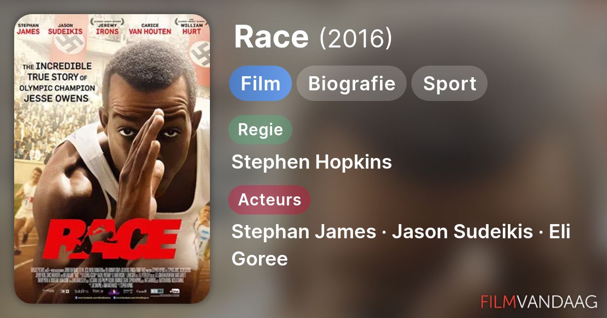 Race (film, 2016) - FilmVandaag.nl