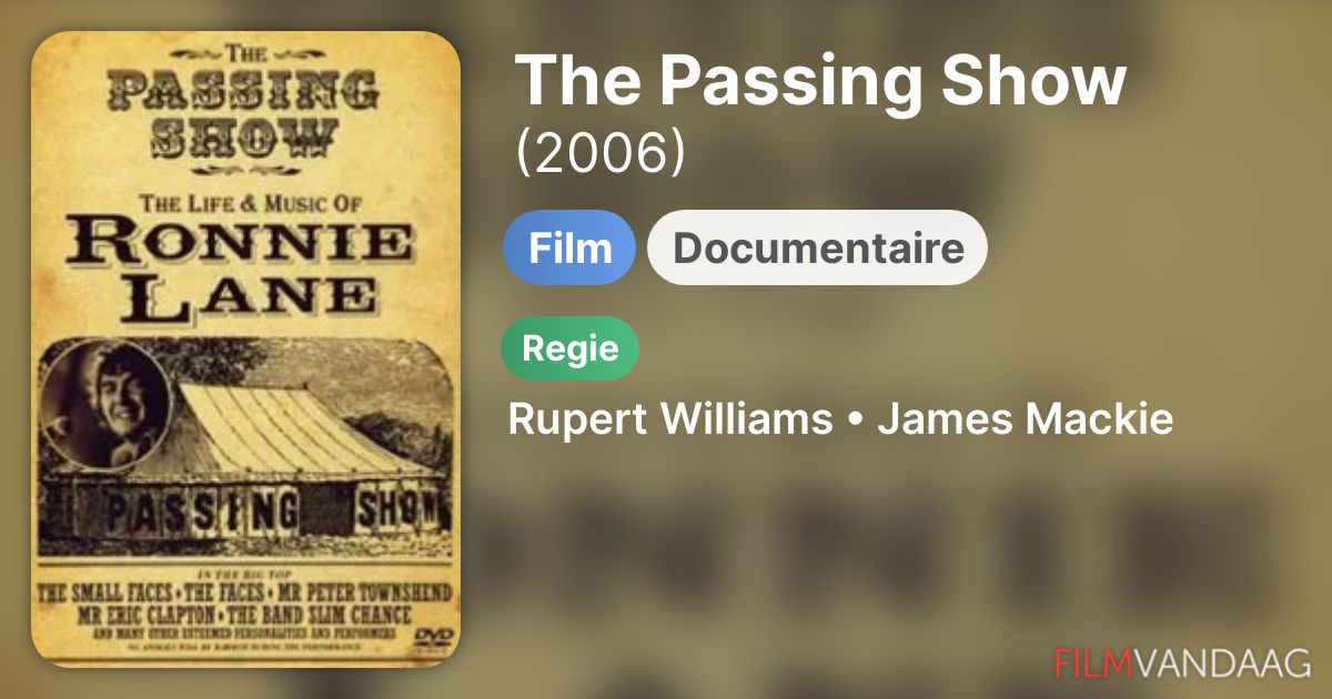 The Passing Show (film, 2006) - FilmVandaag.nl