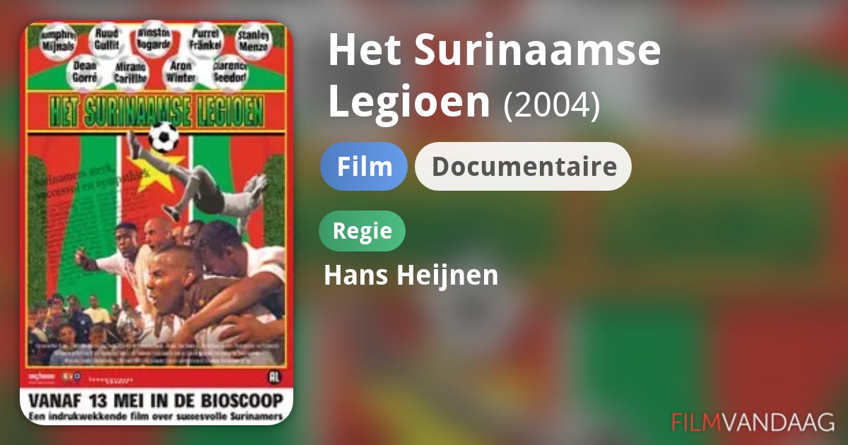 Het Surinaamse Legioen (film, 2004) Nu Online Kijken - FilmVandaag.nl