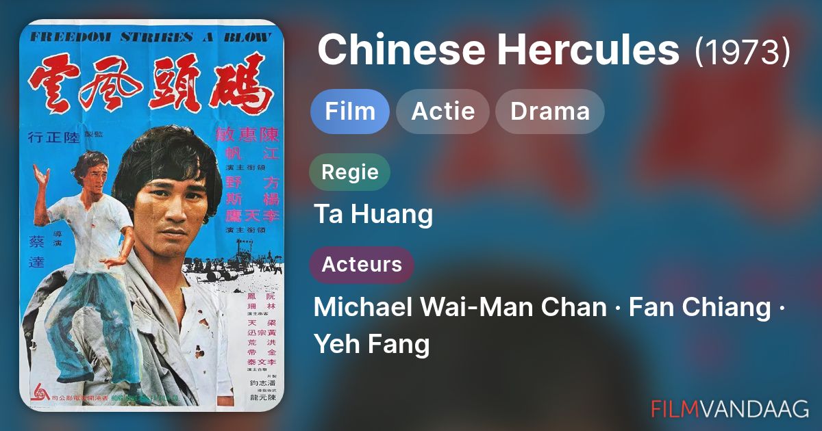 Chinese Hercules (film, 1973) - FilmVandaag.nl