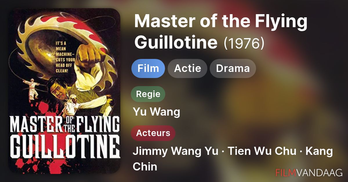 Master of the Flying Guillotine (film, 1976) - FilmVandaag.nl