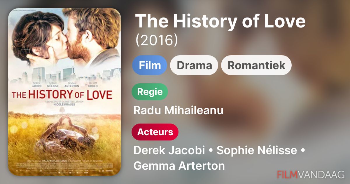 The History of Love (film, 2016) - FilmVandaag.nl