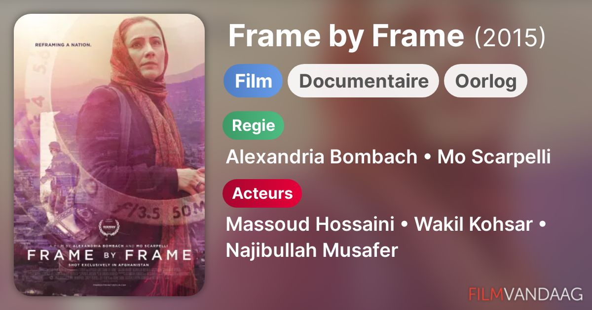 Frame by Frame (film, 2015) - FilmVandaag.nl