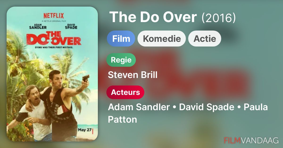 The Do Over (film, 2016) - FilmVandaag.nl