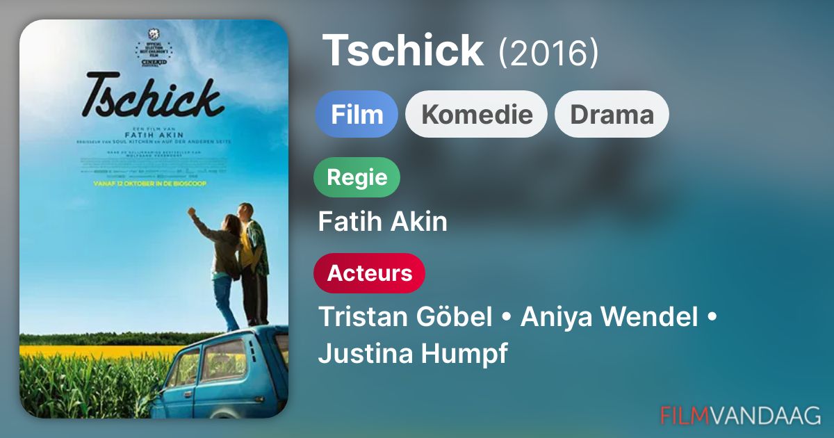 Tschick (film, 2016) - FilmVandaag.nl