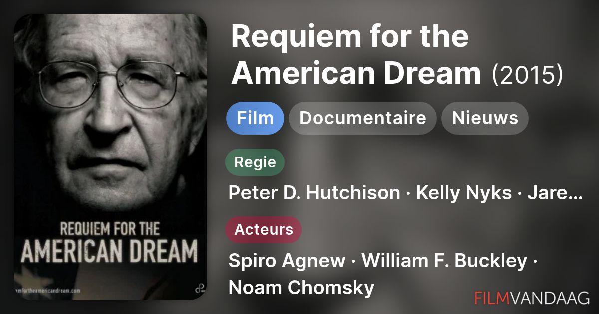 Requiem for the American Dream (film, 2015) - FilmVandaag.nl