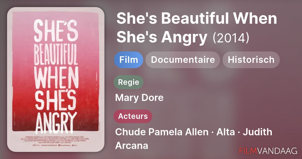 She's Beautiful When She's Angry (film, 2014) - FilmVandaag.nl