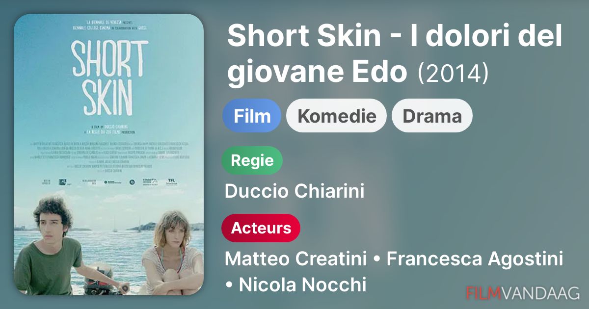 Short Skin - I dolori del giovane Edo (film, 2014) kopen op dvd of blu ...