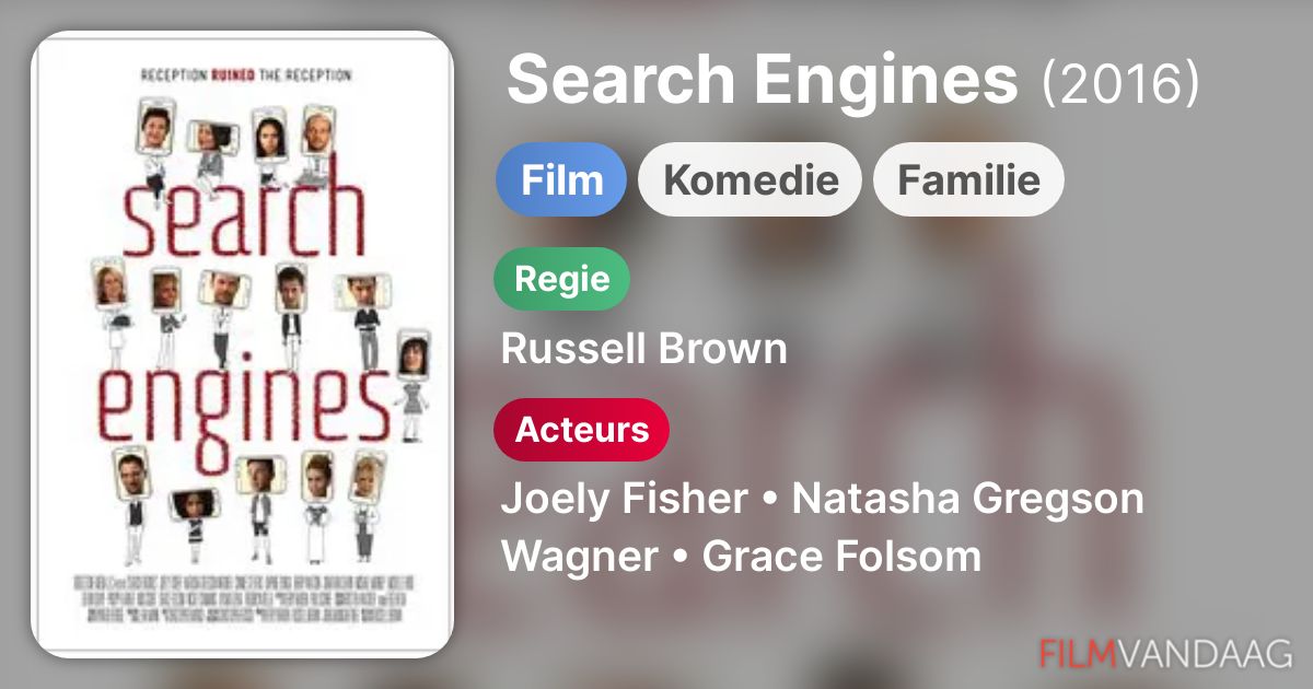 Search Engines (film, 2016) - FilmVandaag.nl