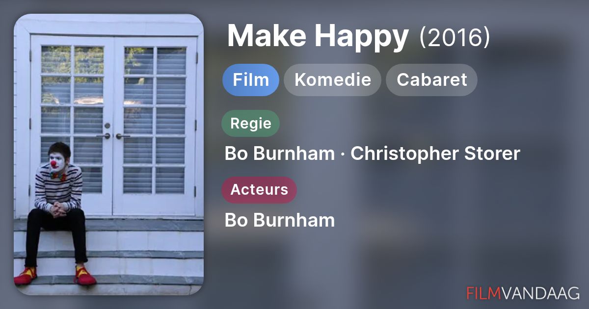 Make Happy (film, 2016) - FilmVandaag.nl