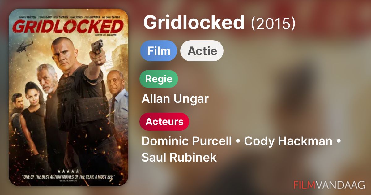 Gridlocked (film, 2015) - FilmVandaag.nl