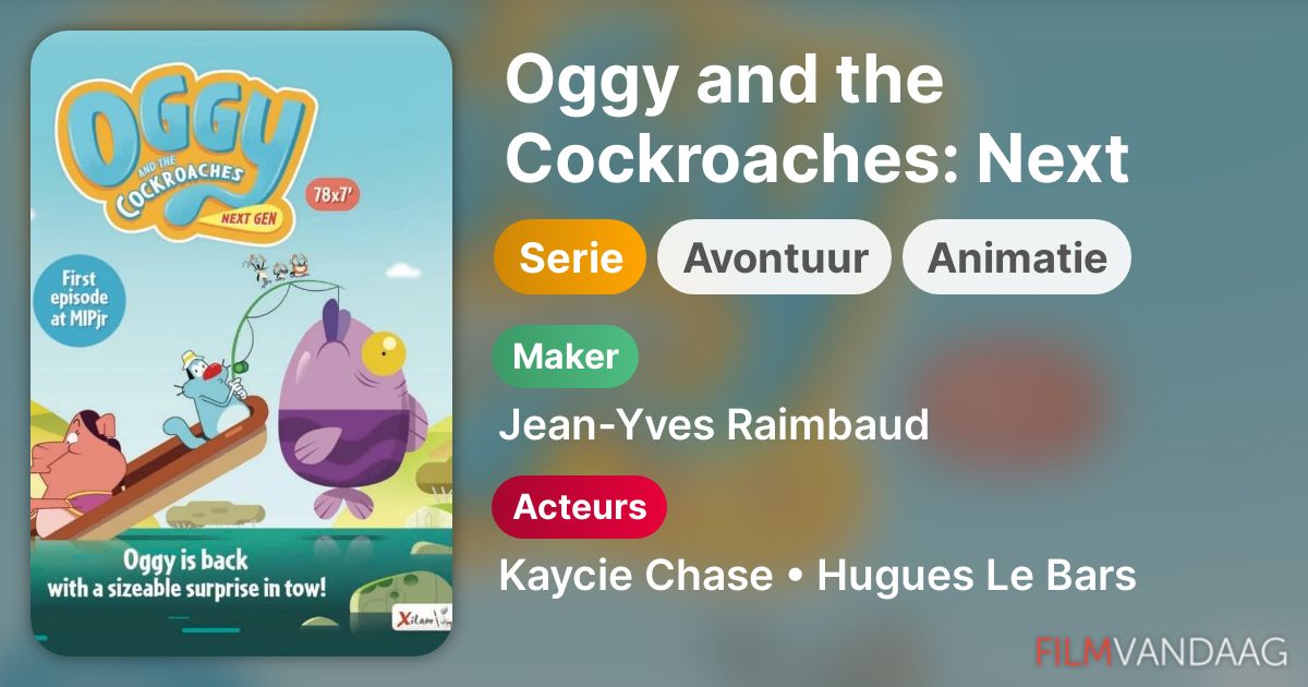 Oggy and the Cockroaches: Next Generation (serie, 2022) - FilmVandaag.nl