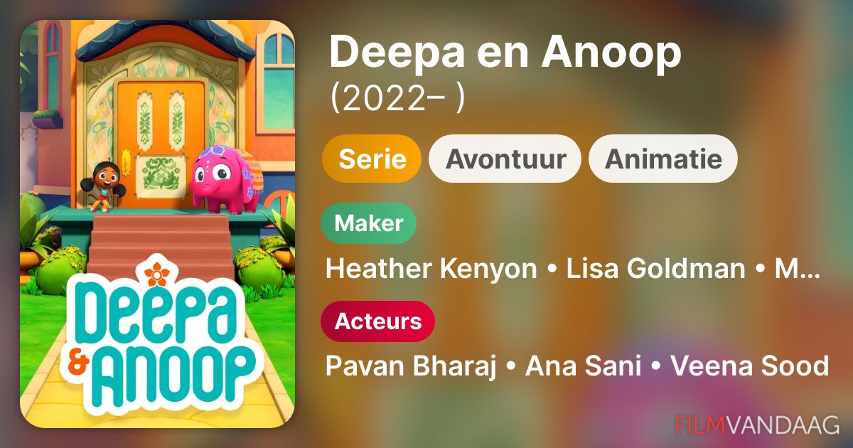 Volledige Cast van Deepa en Anoop (serie, 2022– ) - FilmVandaag.nl