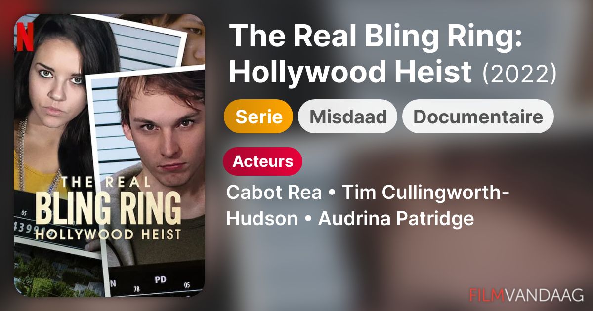 The Real Bling Ring: Hollywood Heist (serie, 2022) - FilmVandaag.nl