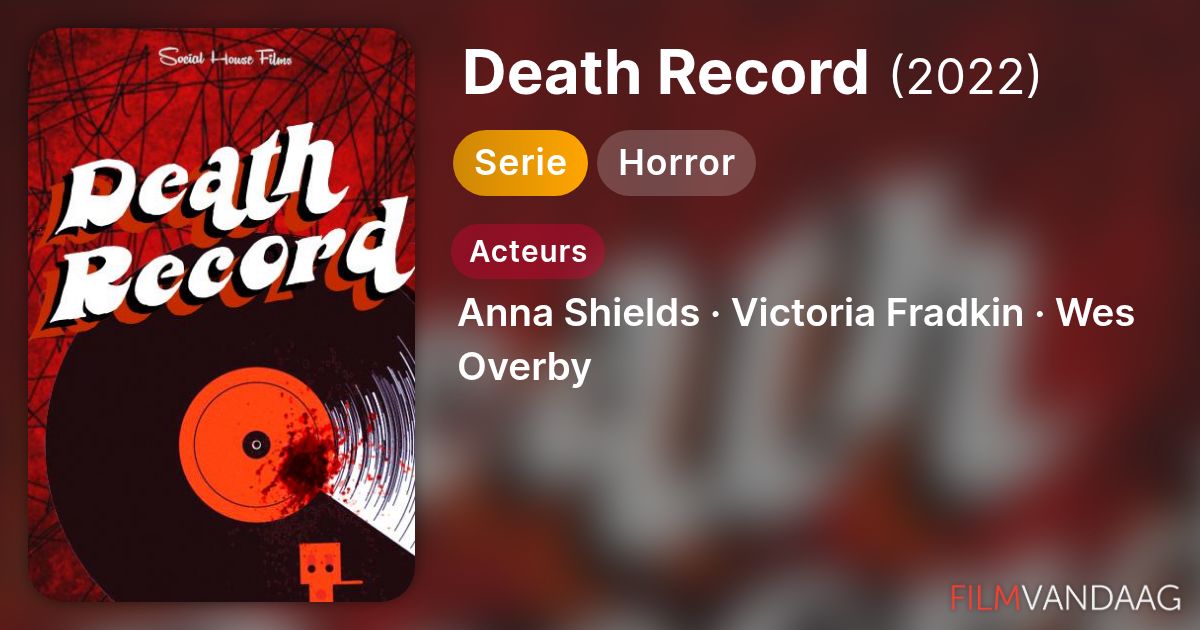 Death Record (serie, 2022) - FilmVandaag.nl