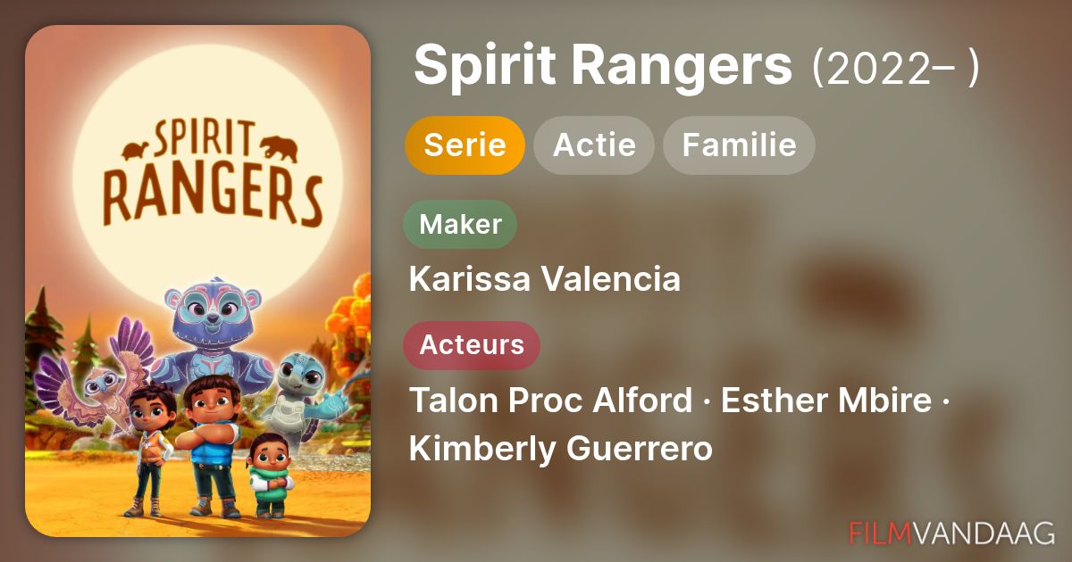 Spirit Rangers (serie, 2022– ) - FilmVandaag.nl