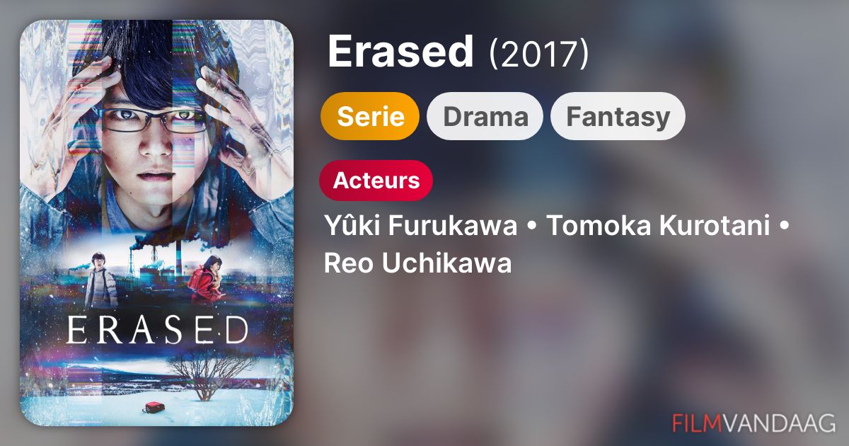 Erased (serie, 2017) - FilmVandaag.nl