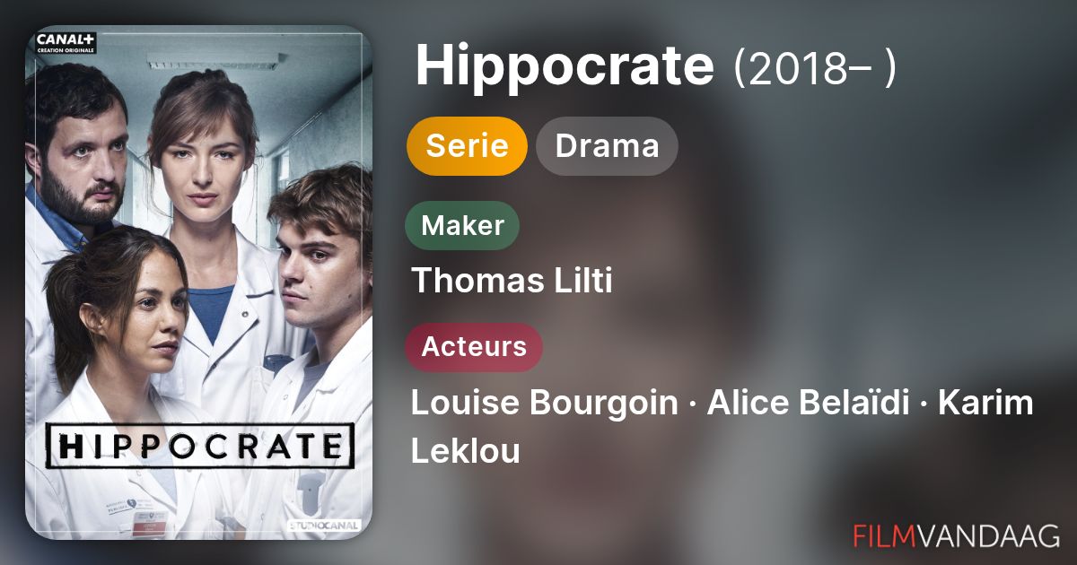 Hippocrate (serie, 2018–2024) - FilmVandaag.nl