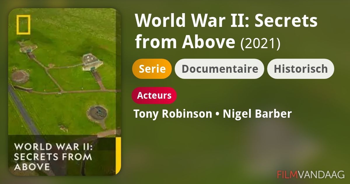 World War II: Secrets from Above (serie, 2021) - FilmVandaag.nl