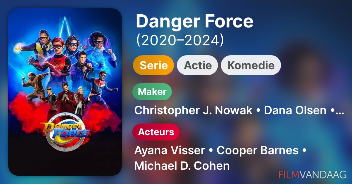 Seizoen 4 Danger Force: komt er een nieuw seizoen? - FilmVandaag.nl